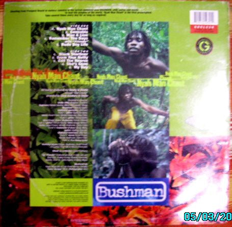 Buy Bushman : Nyah Man Chant (LP, Album) – The R.A.G.E.